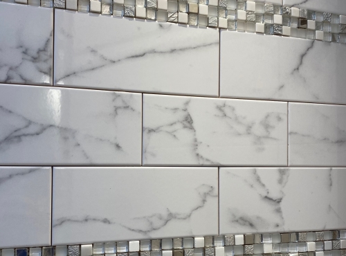 4-1/4” x 10” - Roca - Bright Statuary - Ceramic Subway Tile - ON SALE ...