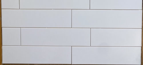 4-1/4” x 16” - U.S.C.T. / Roca - White Ice Matte U281-416-1P - Ceramic ...