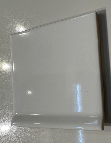 4-1/4” x 4-1/4” - Roca Tile - U081 White Ice Bright - AT3401 - Ceramic ...