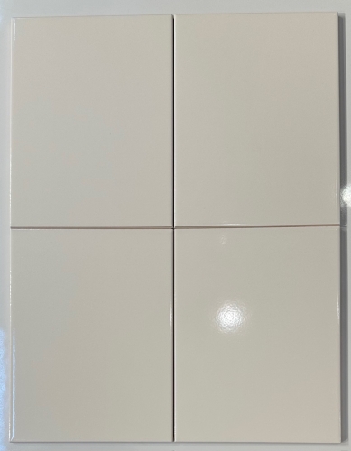 6” x 8” - ROCA - Biscuit Bright U074-68 - Ceramic Wall Tile