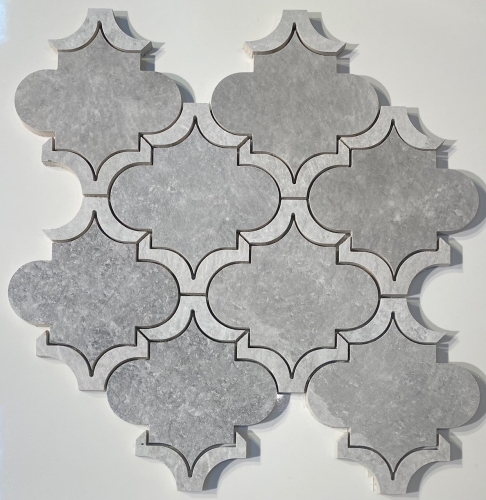 Gazzini - Arabesque - Monolith Grey - Porcelain Mosaic Tile