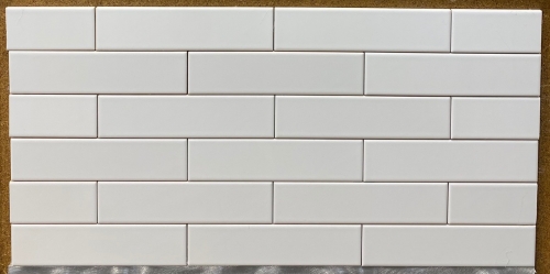 2” x 10” - Roca - BLOCK Blanco Brillo (Glossy White) - Ceramic Subway ...