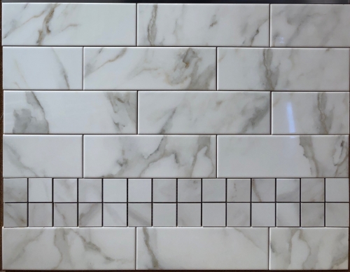 4” x 12” - Cinca - Marbellous Calacatta Oro - Ceramic Subway Tile
