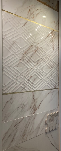 12-3/8”x39-3/8” - Grespania - Marmorea Corinto / Micenas Corinto Deco ...