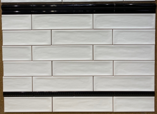3” x 12” - Roca - Flow White - FLOWH17-312 - Ceramic Subway Tile - ON ...