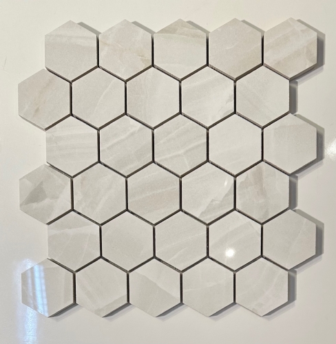 Gazzini - New Moonlight - 2 inch Hexagon Polished Porcelain Mosaic Tile
