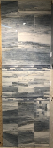 Gazzini - 4 inch Hexagon - Intarsio Iconic Blue - Polished Porcelain ...