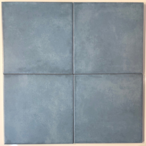 8” x 8” - Roca Tile - Maiolica Blue Steel - Porcelain Tile