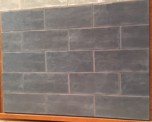 4-1/4" x 10" - U.S.C.T. - Maiolica Blue Steel - Ceramic Subway Tile