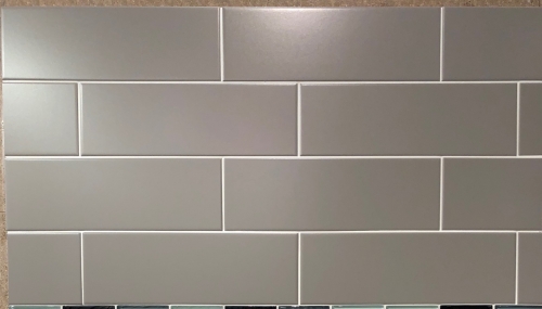 4” x 12” - Ribesalbes - Matte Perla (Grey) - Ceramic Subway Tile