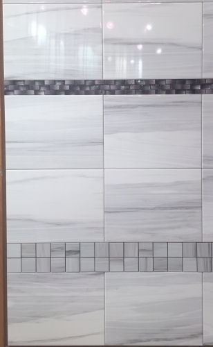 HDC Porcelanicos - 10" x 13" Ontario Silver - Ceramic Wall Tile