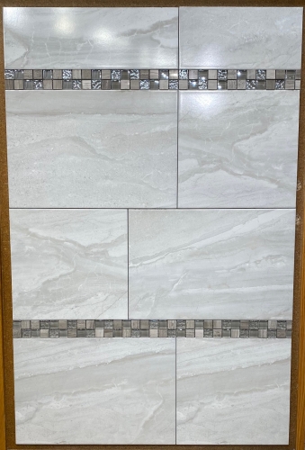 12” x 18” - Alfagres - Roca Grey - Ceramic Wall Tile