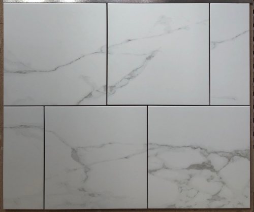 13” x 13” - U.S.C.T. / ROCA - Statuary White - Matte Finish Porcelain ...