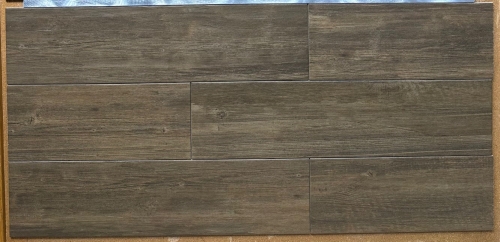 6” x 24” - Mediterránea - StreetWood Nut - Wood Look Porcelain Tile ...