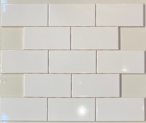 3”x6” - Roca Tile - U081 -White Ice Bright (glossy) - United States ...