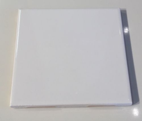 4-1/4" x 4-1/4" / 6" x 6" - U.S.C.T. / ROCA - U081 White Ice Bright ...